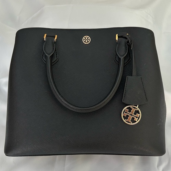 Tory Burch | Bags | Tory Burch Robinson Triple Compartment Large Tote ...